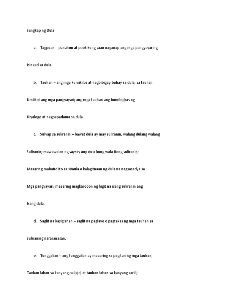 Sangkap NG Dula | PDF