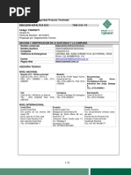 Anexo D. Ficha de Seguridad de Floculante | PDF | Toxicidad | Agua