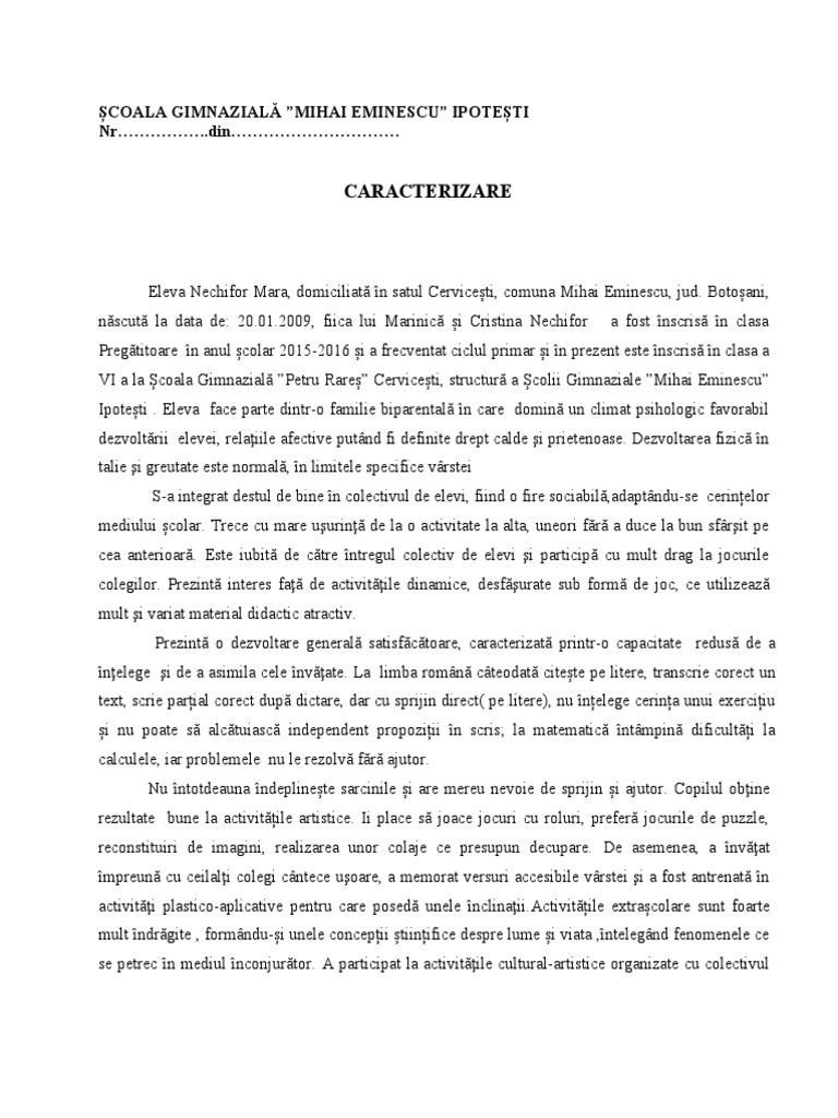 caracterizare-elev-cu-ces-pdf
