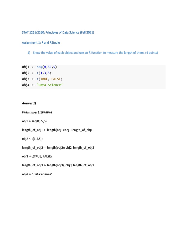 Stat 1261/2260: Principles of Data Science (Fall 2021) Assignment 1: R ...