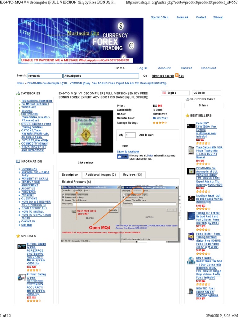 Ex4 To Mq4 V4 Decompiler Full Versıon Enjoy Free Bonus Forex Expert ...