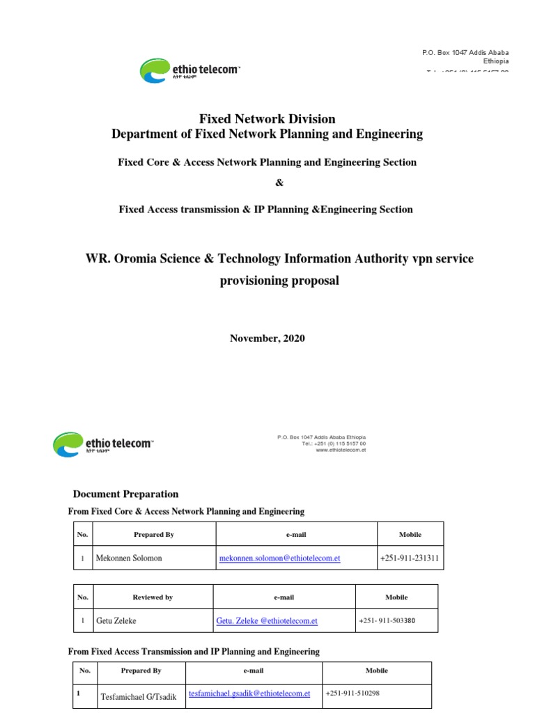 Oromia Science Technology Information Authority Tailored Solution Proposal | PDF | Virtual ...