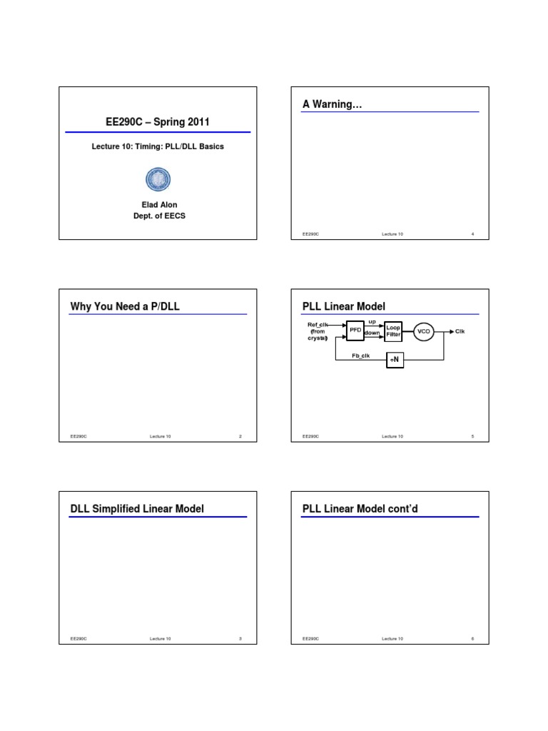 PLL and DLL Basics Explained | PDF