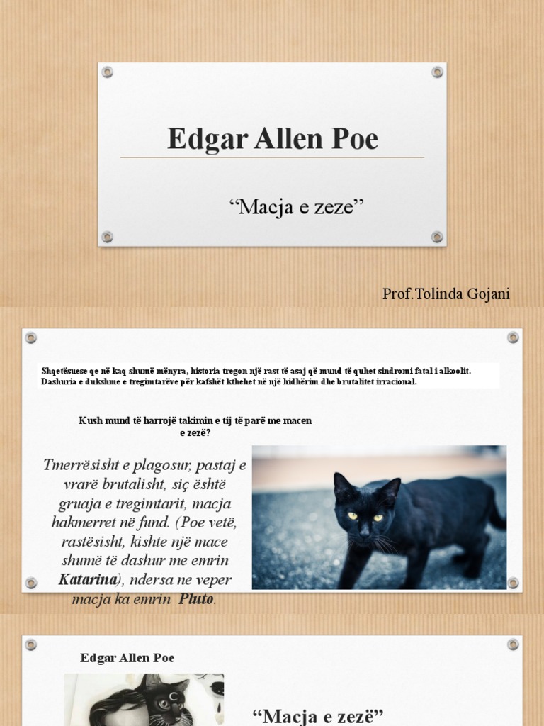 Macja e Zeze - Edgar Allen Poe | PDF