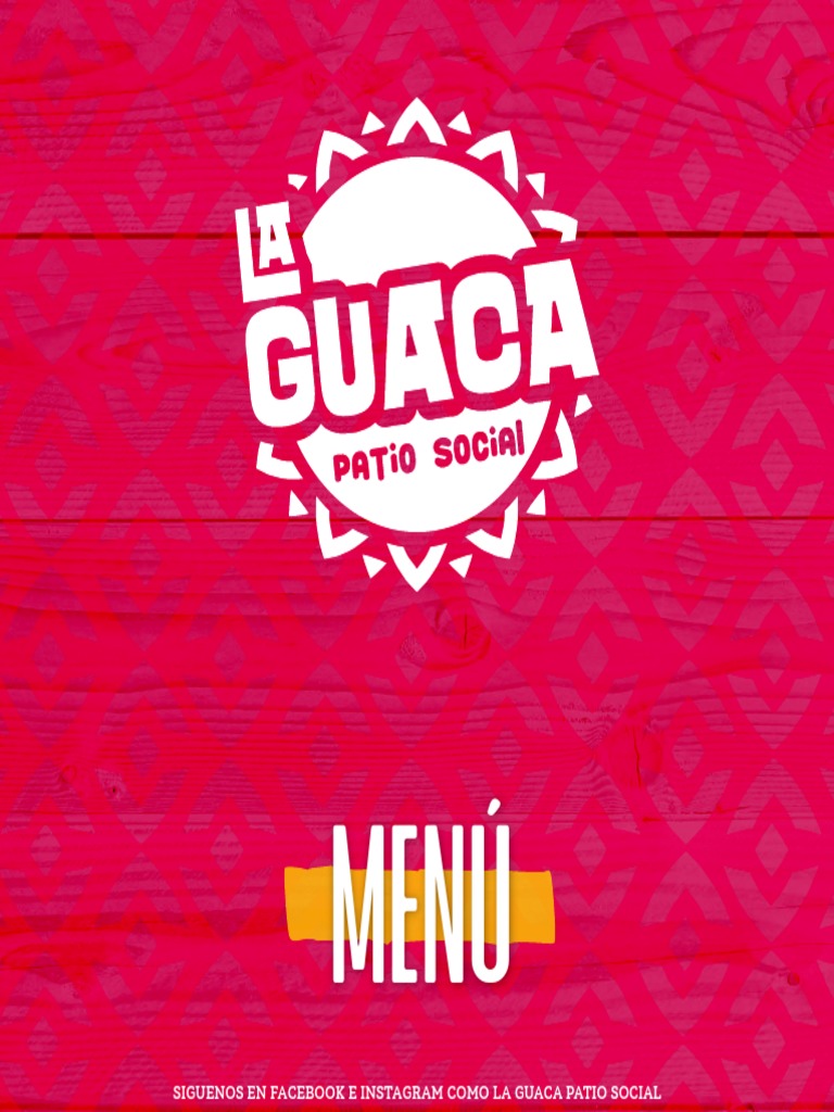 Menu Guaca 1080 X 1080 | PDF