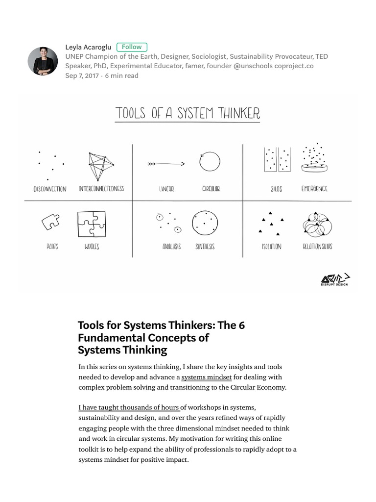 Tools For Systems Thinkers - The 6 Fundamental Concepts of Systems ...