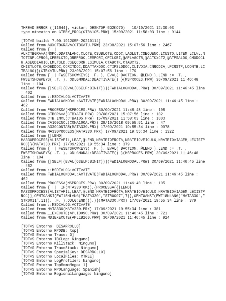 ERRORLOG | PDF | Software Engineering | Software