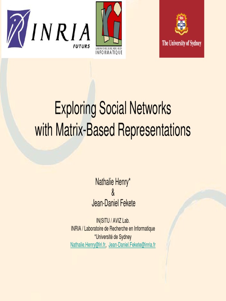 Matrix-Based Social Network Analysis | PDF | Social Network | Matrix ...