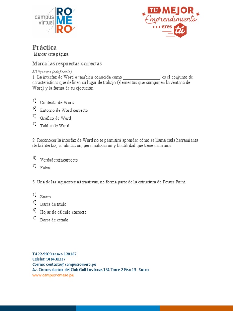 Interfaz de Word - Ejercicio | PDF | Ventana (informática) | Informática