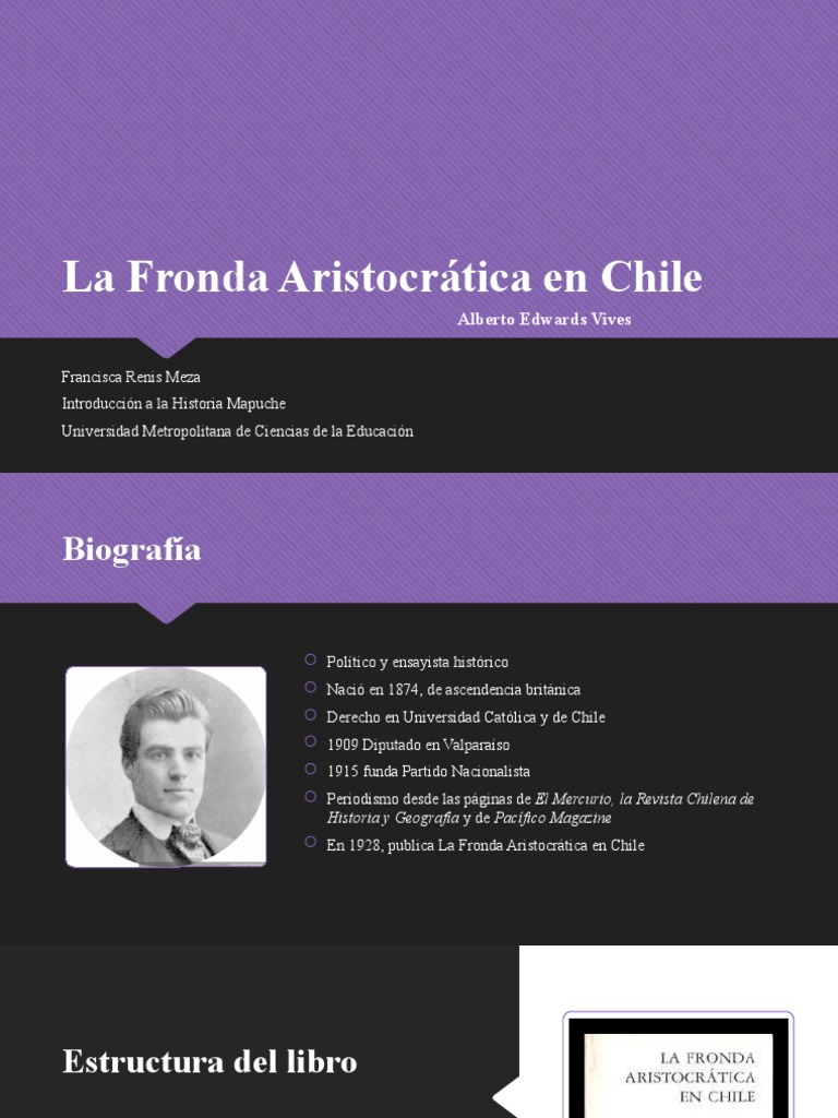 La Fronda Aristocrática en Chile | PDF