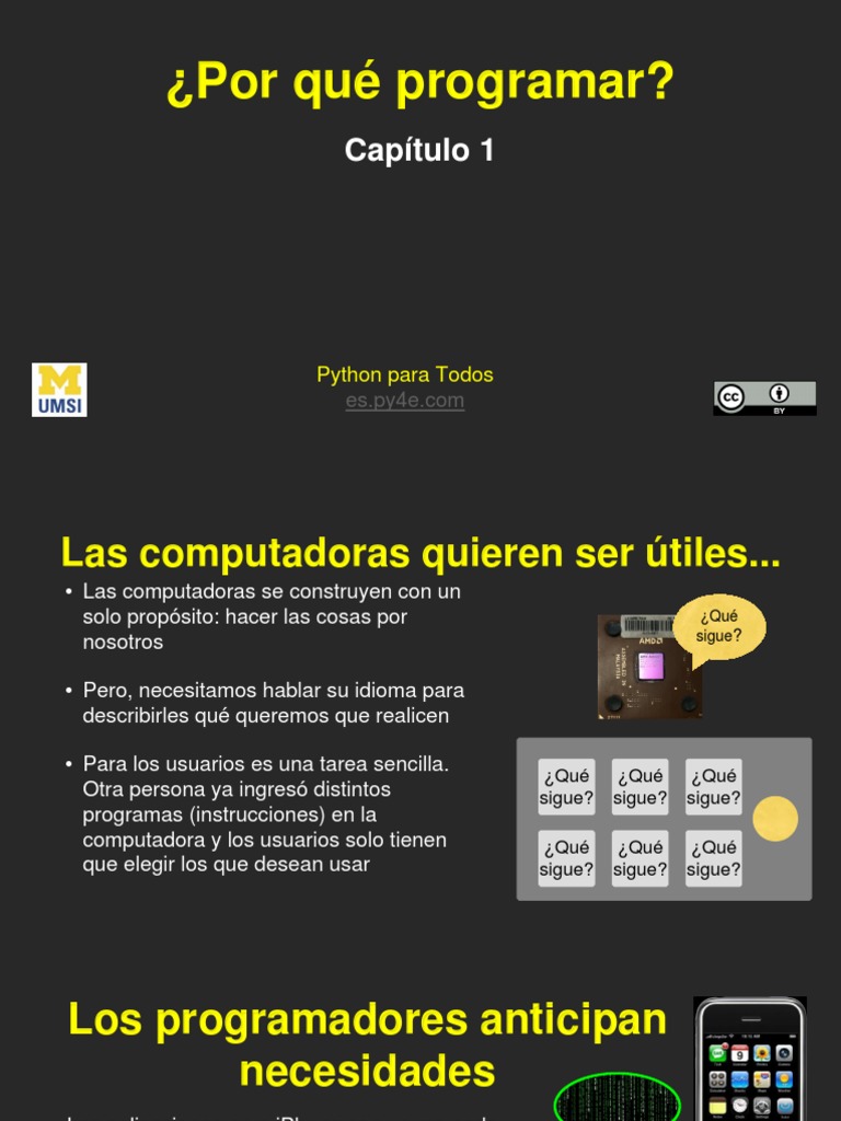 Pythonlearn 01 Intro Descargar Gratis Pdf Python Lenguaje De Programación Lenguaje De