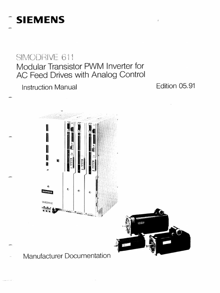 Simodrive 611 Ingles | PDF