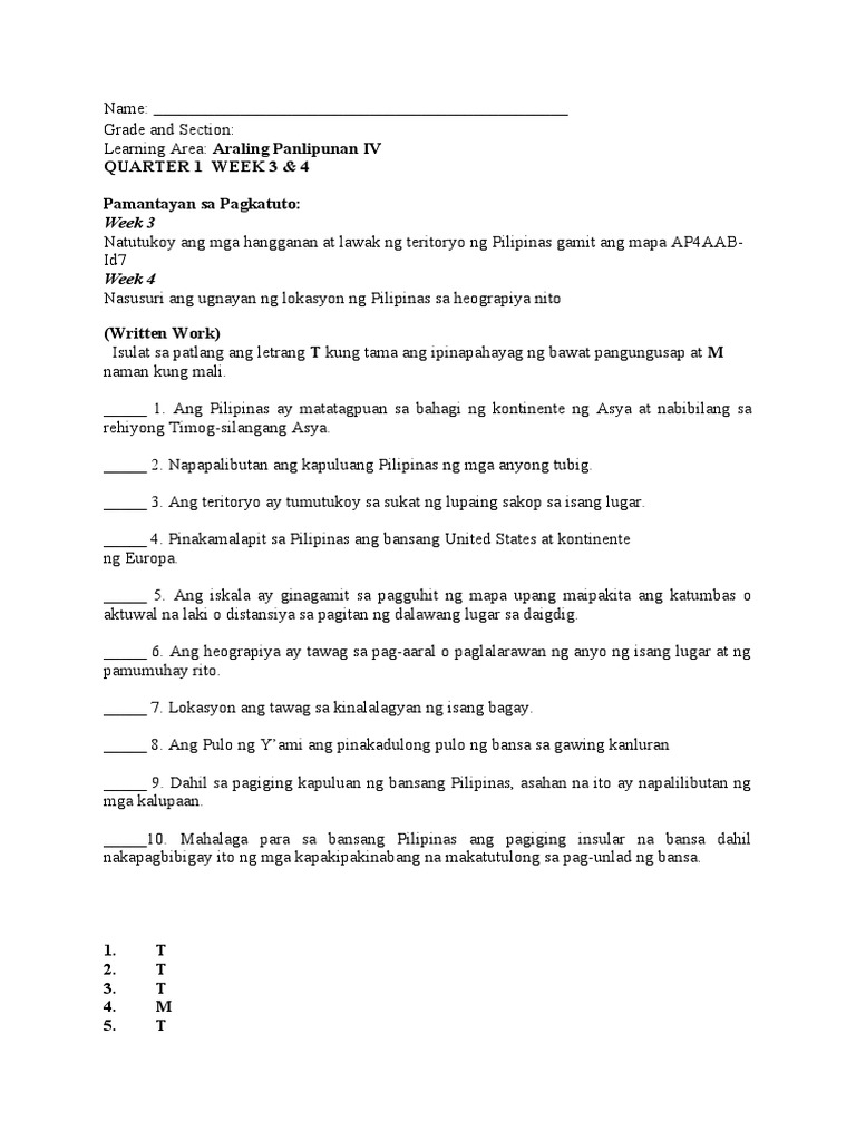 Grade4 QI WW2 AP | PDF