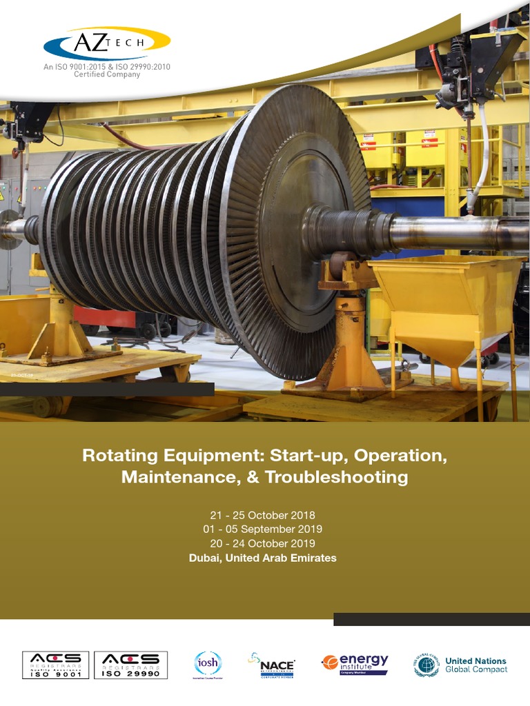 Rotating Equipment: Start-Up, Operation, Maintenance, & Troubleshooting ...