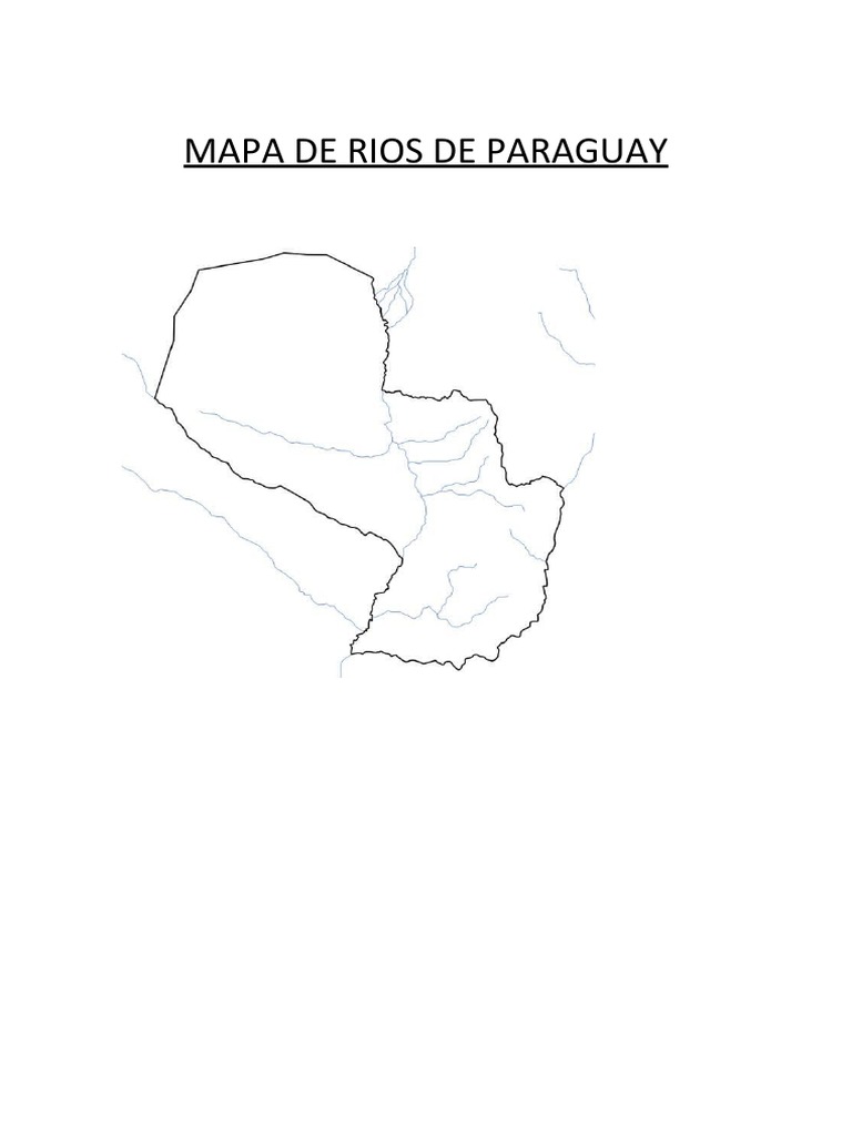 Mapa de Rios de Paraguay | PDF