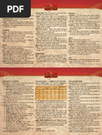 L5R 5th Edition Cheat Sheet: Turning Advantages and Disadvantages | PDF | Dice