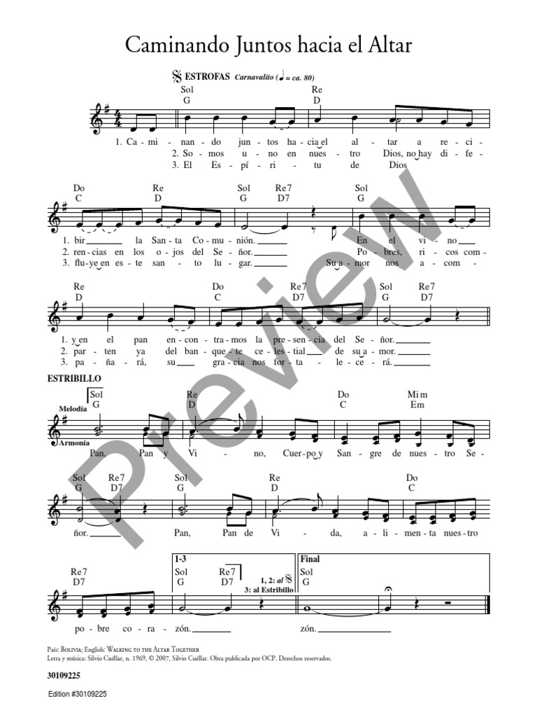 Caminando Juntos Hacia El Altar | PDF