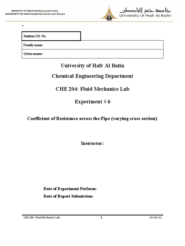 Resistance Coefficient in Pipe Flow | PDF | Fluid Dynamics | Drag (Physics)