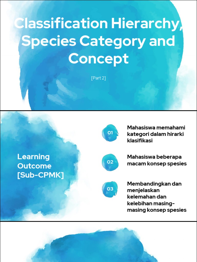 Klasifikasi dan Konsep Spesies dalam Biologi | PDF
