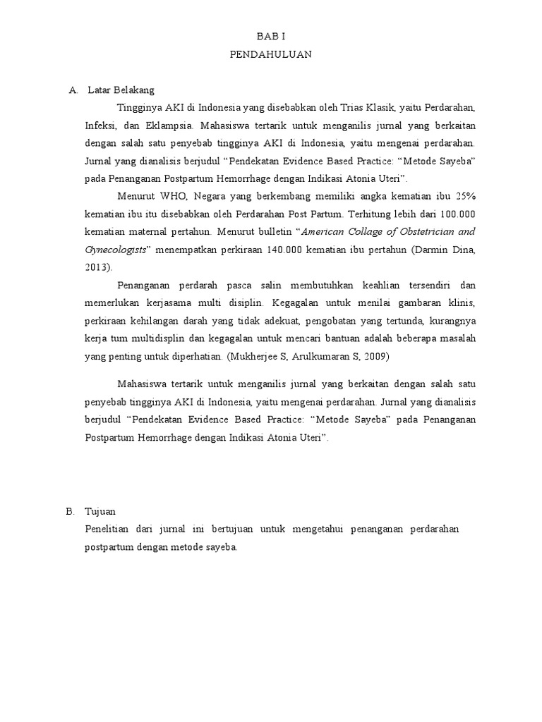 Tugas Kegawatdaruratan Atonia Uteri | PDF | Kesehatan Holistik | Sains & Matematika