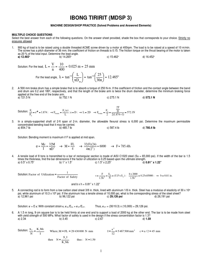 Ibong Tiririt (MDSP 3) : MM 25 M 025 - 0 400 10 N V L 25 Tan D L Tan ...