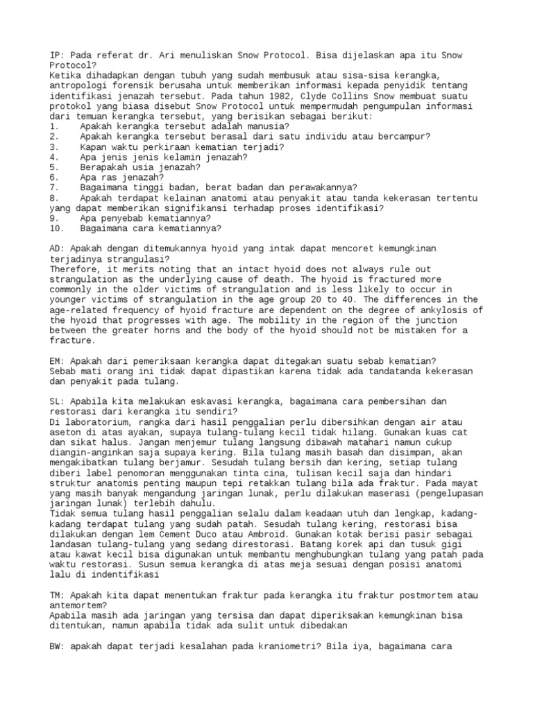 Pertanyaan Antrop | PDF