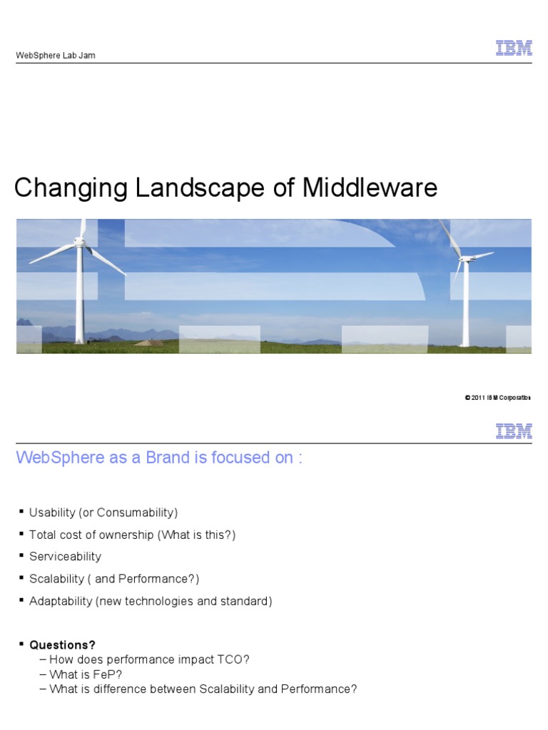 Changing Landscape of Middleware: Websphere Lab Jam | Download Free PDF ...