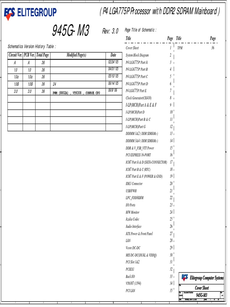 Page Title of Schematic | PDF | Computer Engineering | Electronic ...