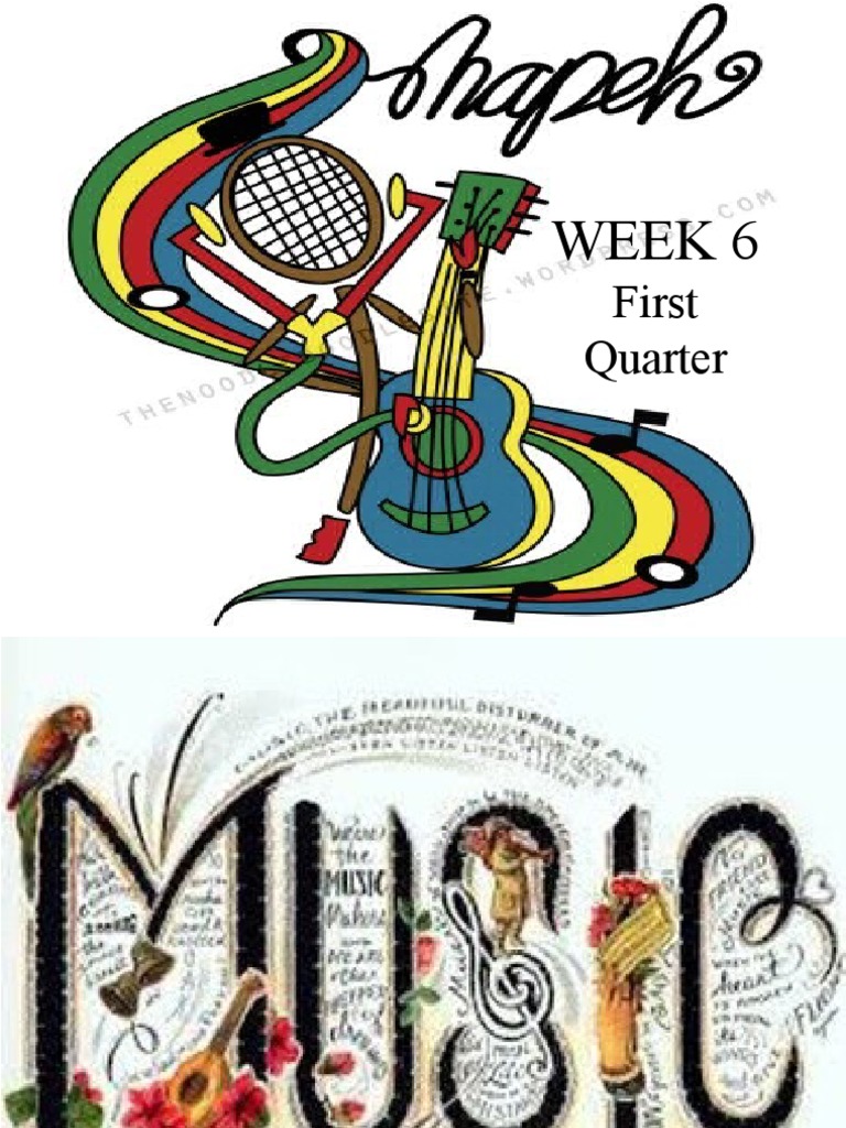 Mapeh - Week 6 First Quarter | PDF | Conducting | Rhythm