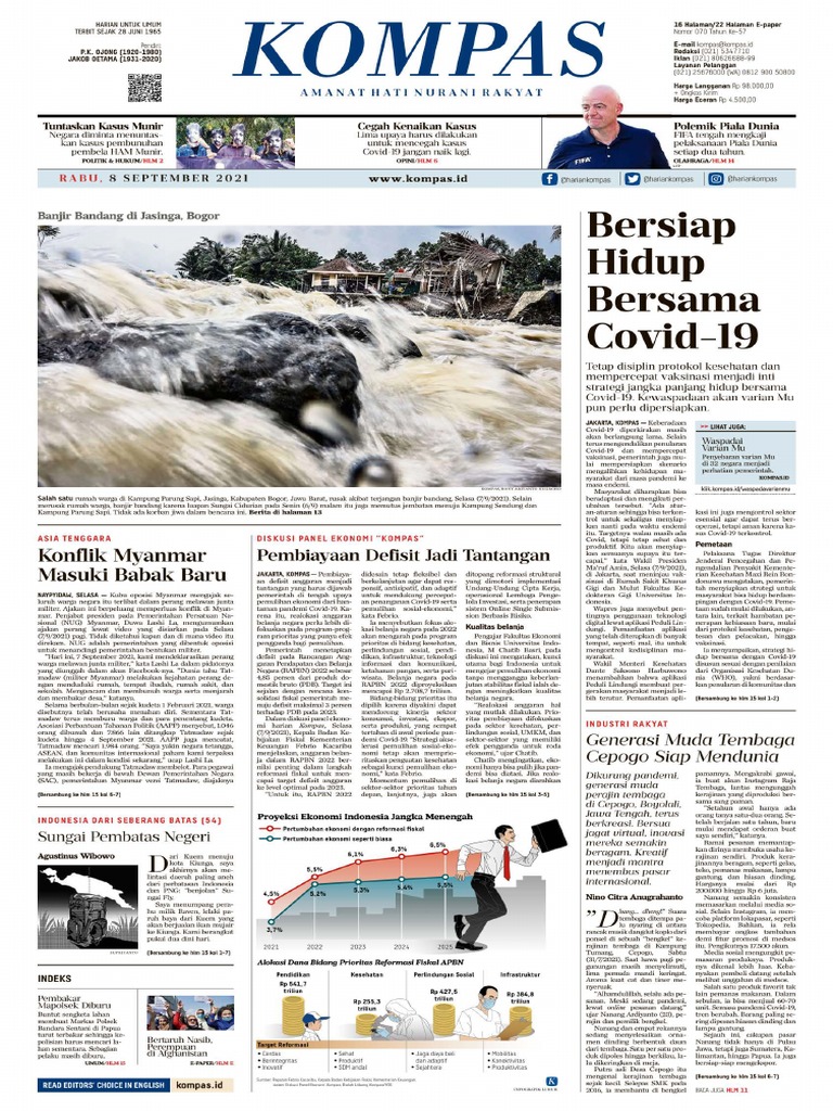 Kompas 2021 09 08 | PDF