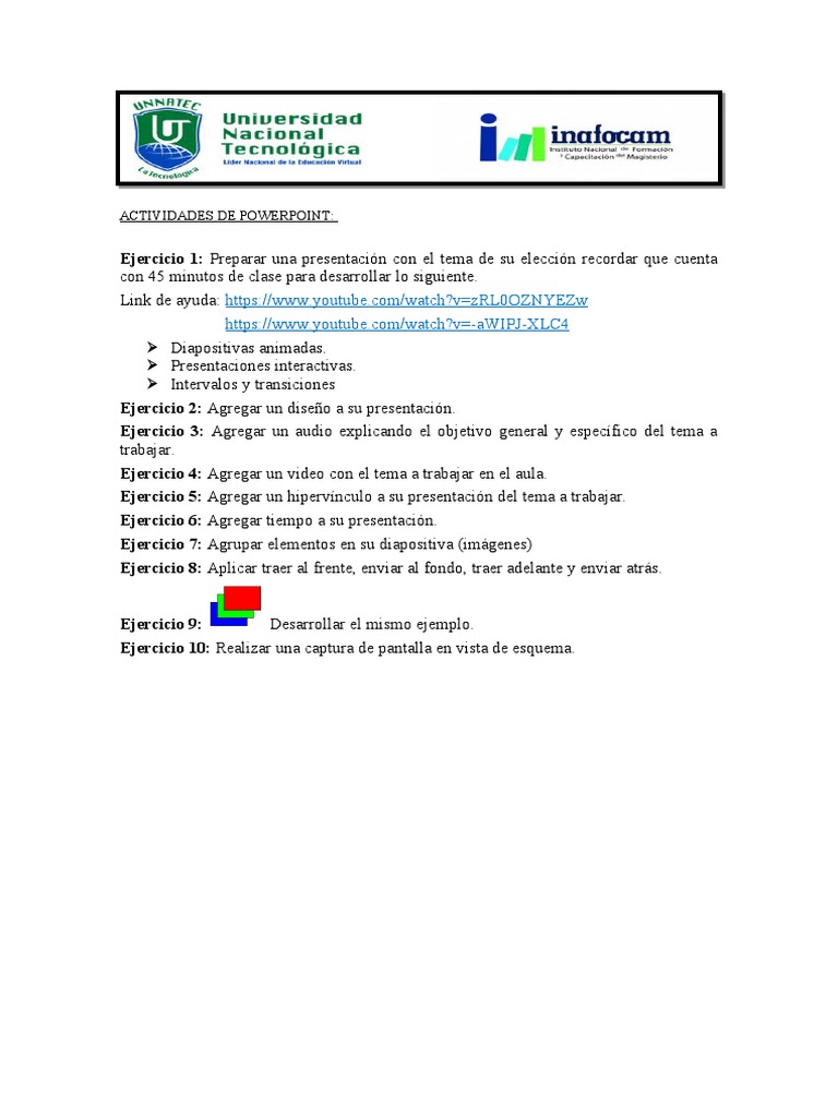 Actividades Interactivas en PowerPoint | PDF