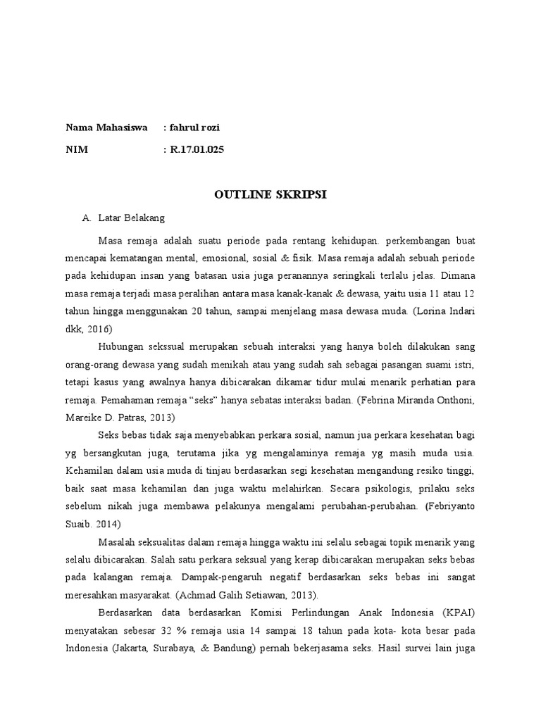 Outline Seks Parafrase | PDF