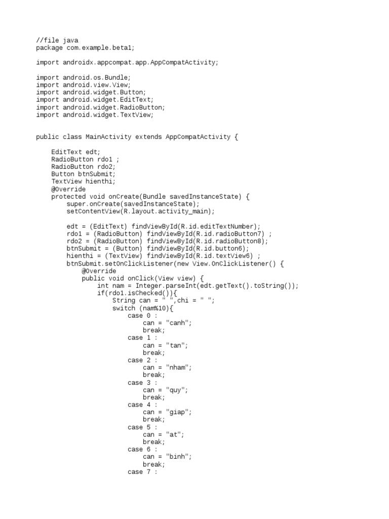Code Nam | PDF | Smartphone | Mobile Software