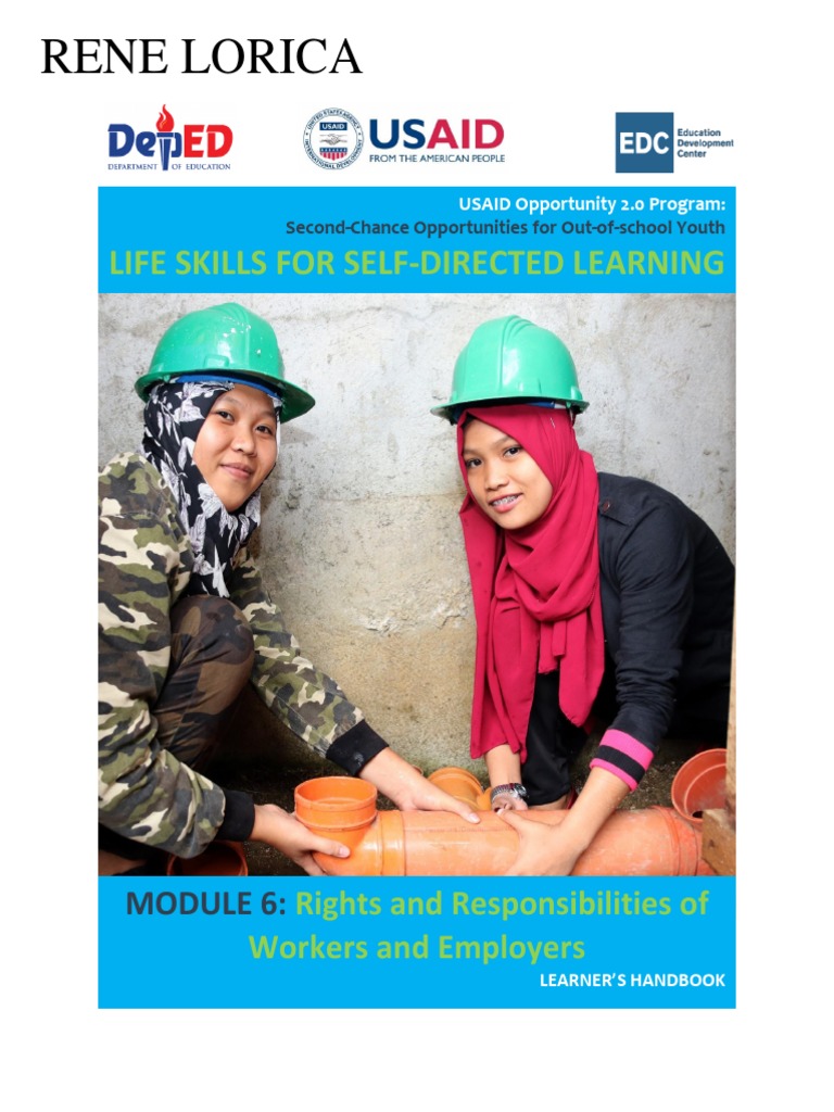 Life Skills Module 6 Rights and Responsibilities | PDF | Employment | Occupational Safety And Health
