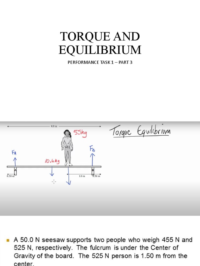 Torque and Equilibrium | PDF