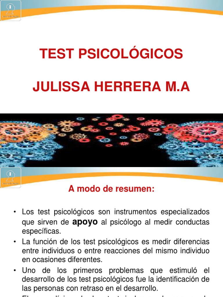 Los Test Psicologicos Nuevo | PDF | Sicología | Inteligencia