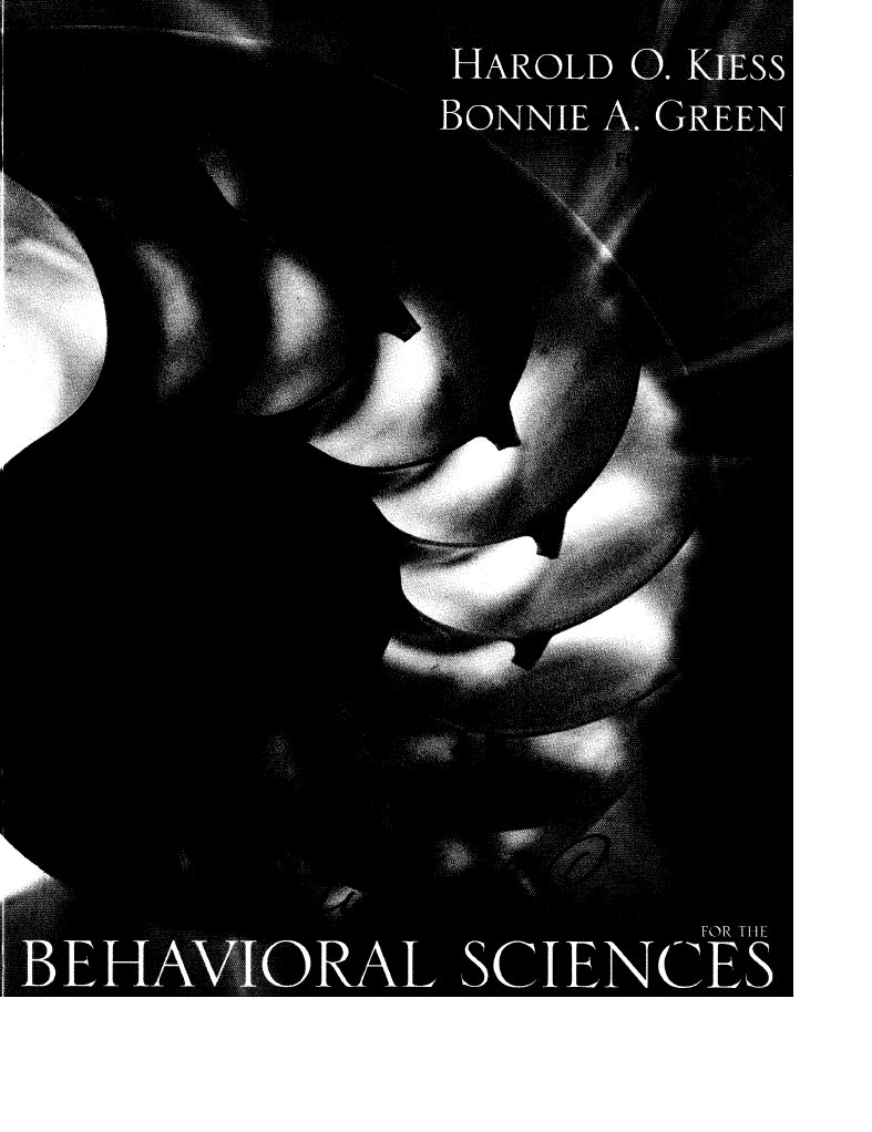 Statistical Concepts For The Behavioral Sciences Fourth Edition by Kiess and Green | PDF