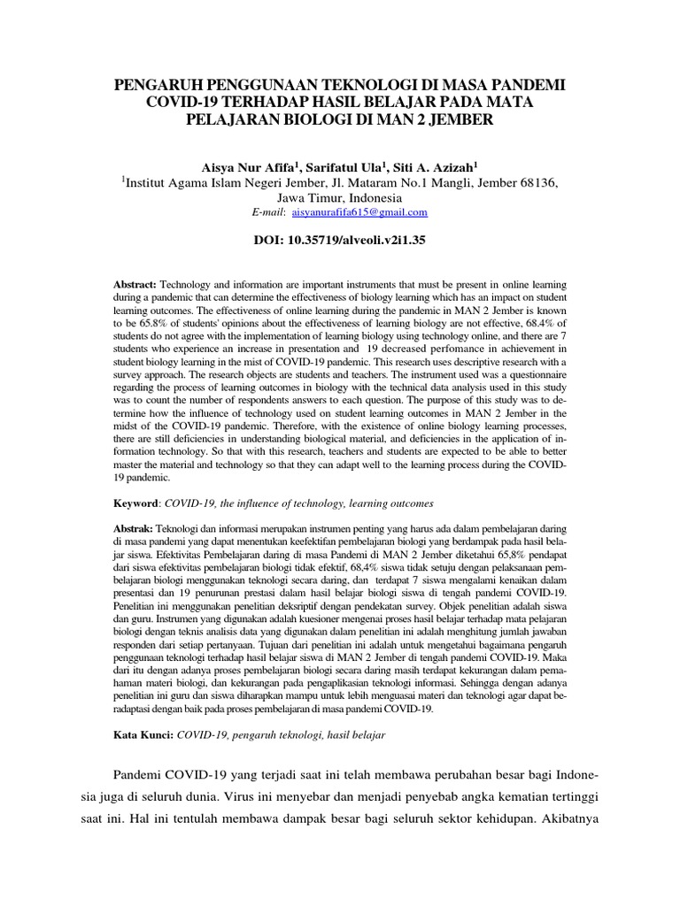 35-Article Text-253-1-10-20210630 | PDF | Science And Technology