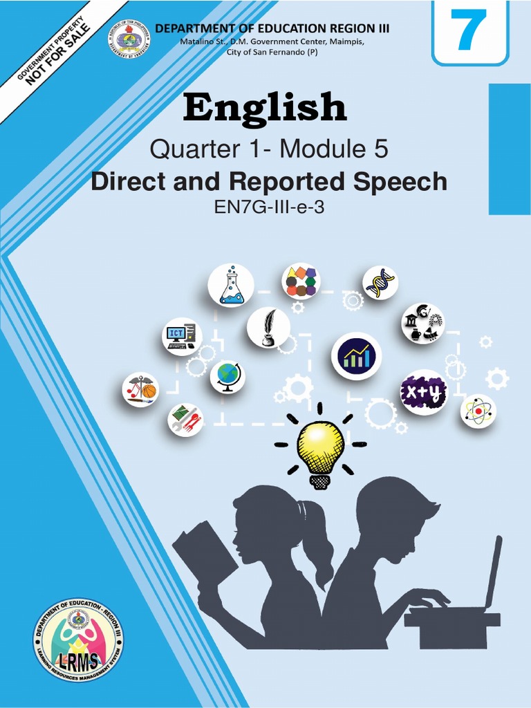English: Direct and Reported Speech | PDF | Language Mechanics | Human ...