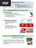 BLS Code Card - Basic Life Support Children and Infants | PDF ...