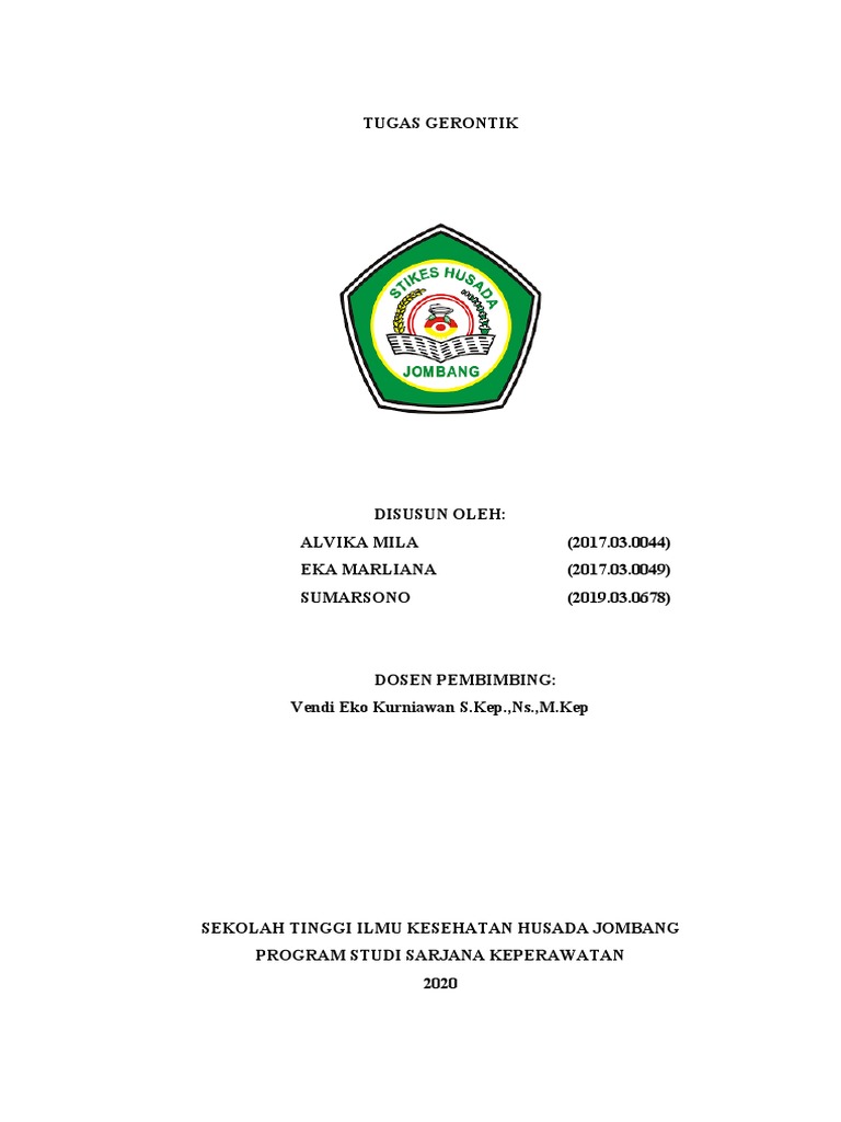 Tugas Kelompok Gerontik | PDF