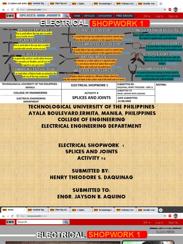 Esw Electrical Layout | PDF | Wire | Electrical Wiring