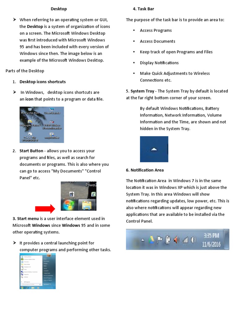Understanding Windows Desktop Components | PDF | Microsoft Windows ...