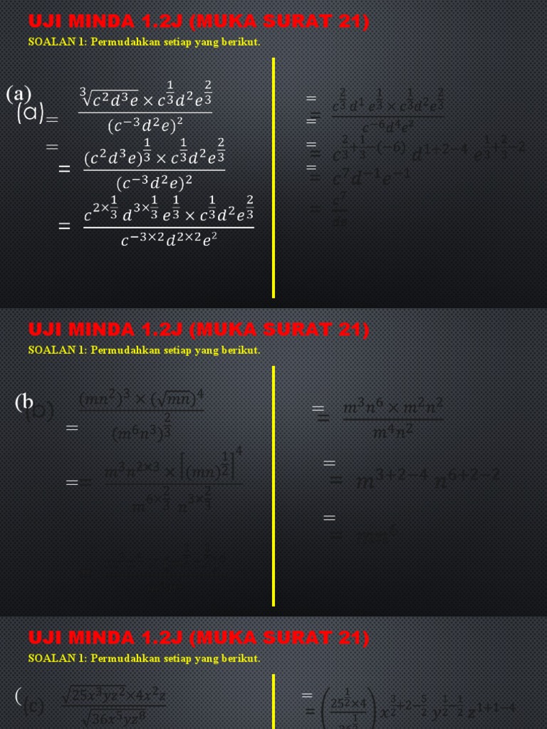 Uji Minda Muka Surat 21 | PDF