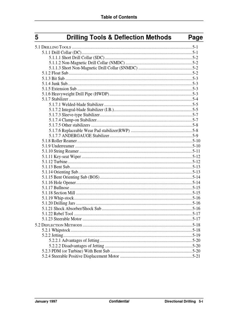 05 - Drilling Tools and Deflection Methods | PDF | Pipe (Fluid ...