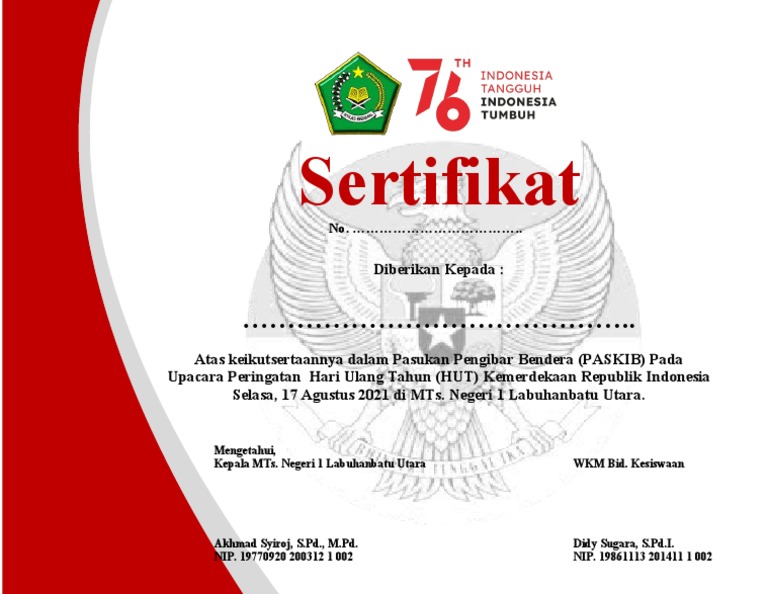 Sertifikat Paskib | PDF