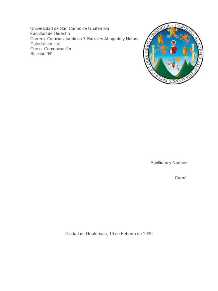 Usac Caratula | PDF
