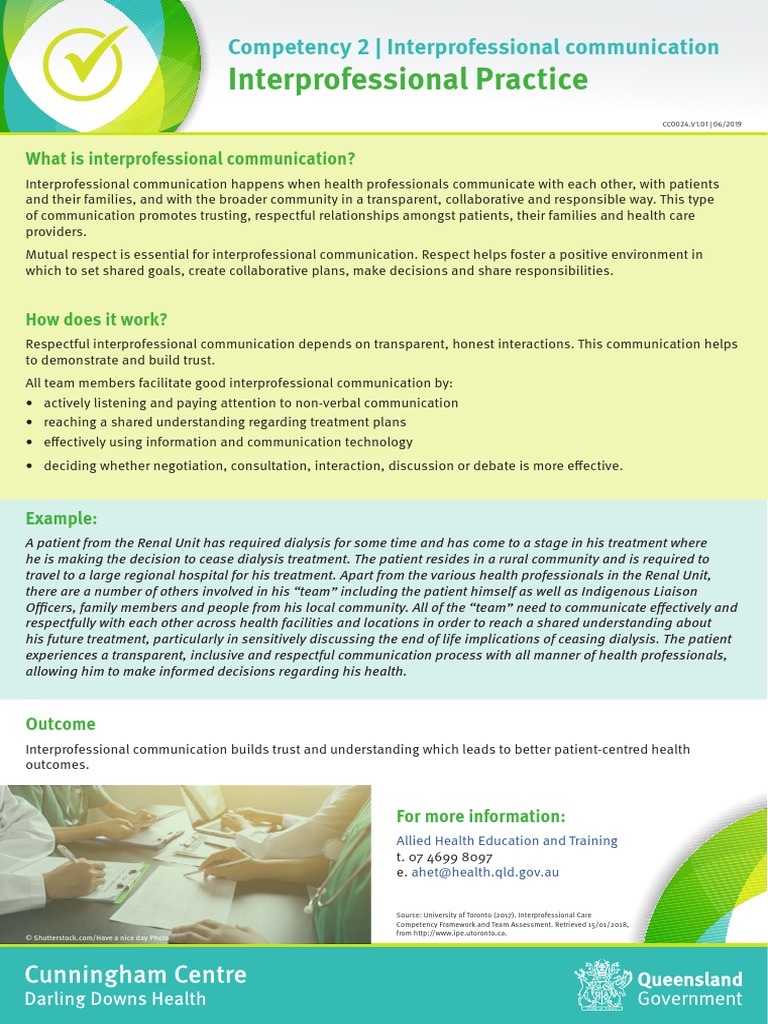 What Is Interprofessional Communication?: Allied Health Education and ...