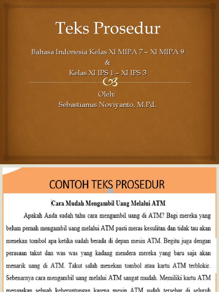 Teks Prosedur | PDF