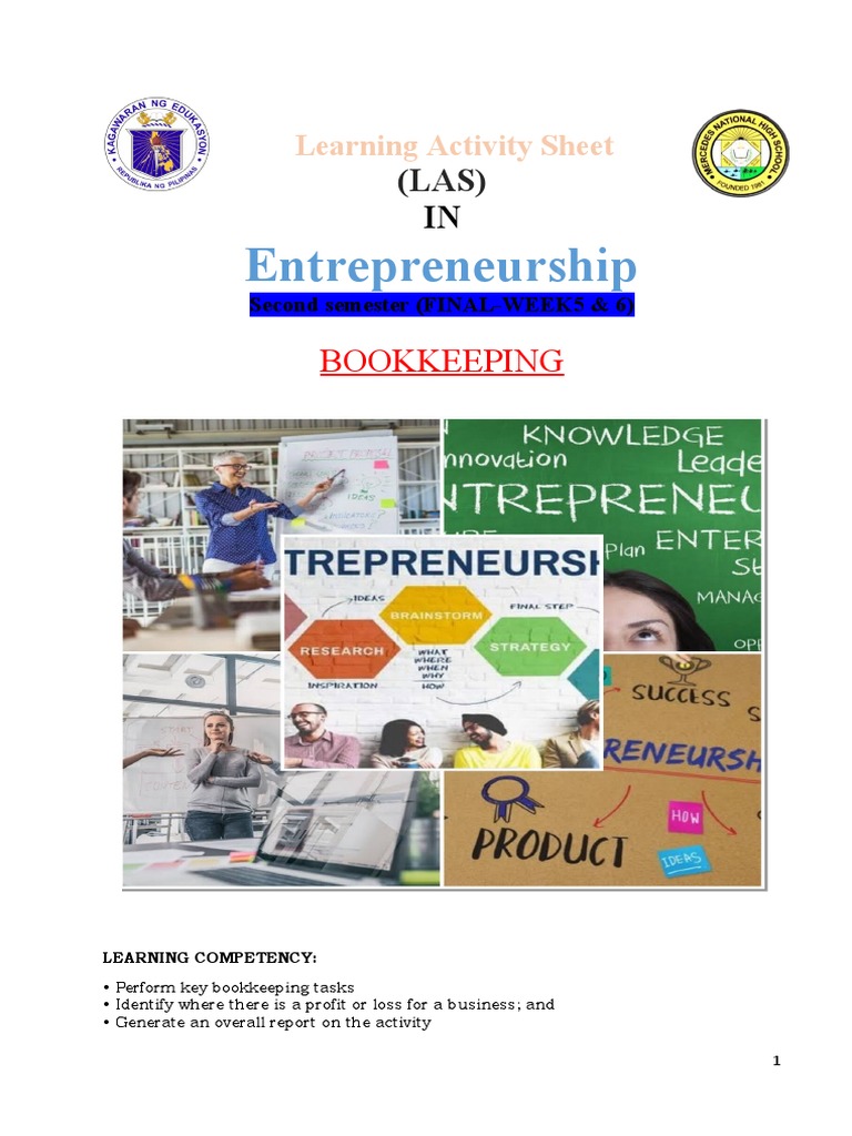 Las Entrep Q4 W10 | PDF | Debits And Credits | Bookkeeping